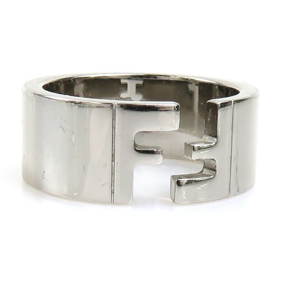 Fendi | Jewelry | Fendi Ring Metal Silver Mens No 8 | Poshmark